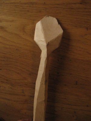 Stages of carving a spoon: photo tutorial - Handprint Press